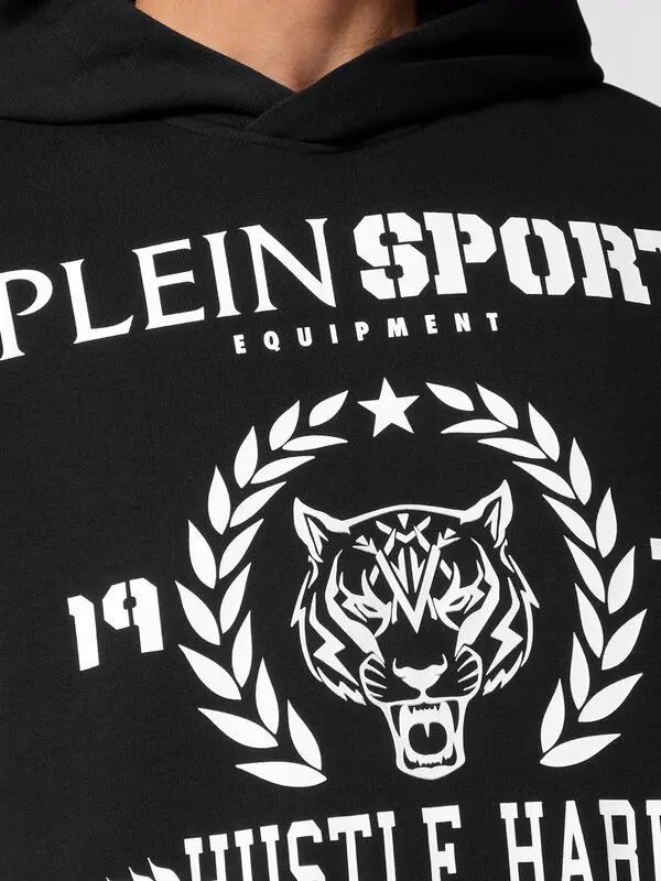 PLEIN SPORT Sleeveless Hooded Sweatshirt