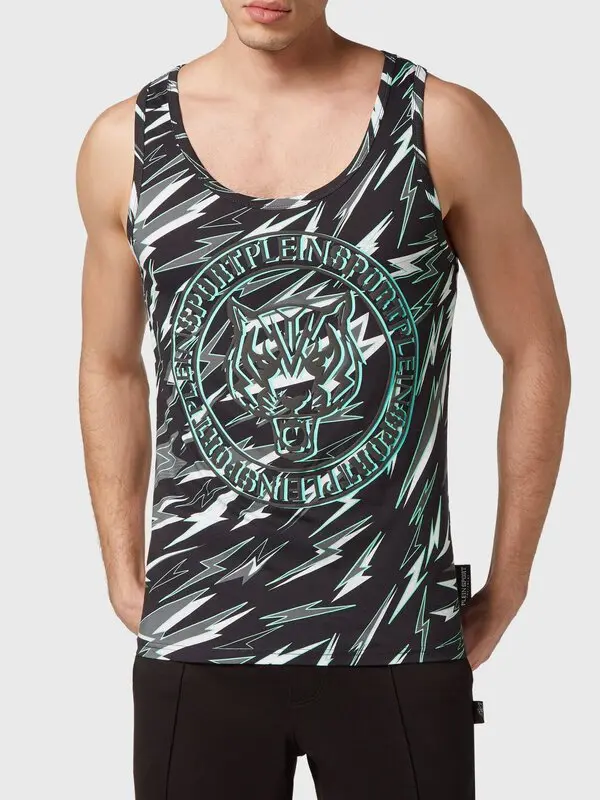 PLEIN SPORT Tank Top - Black