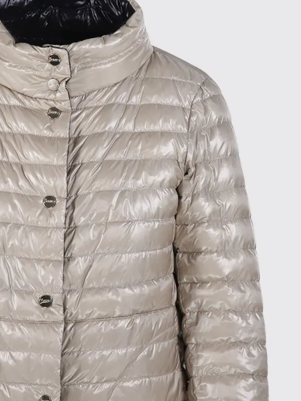 Herno Reversible Short Down Jacket In Ultra-light Nylon - Black