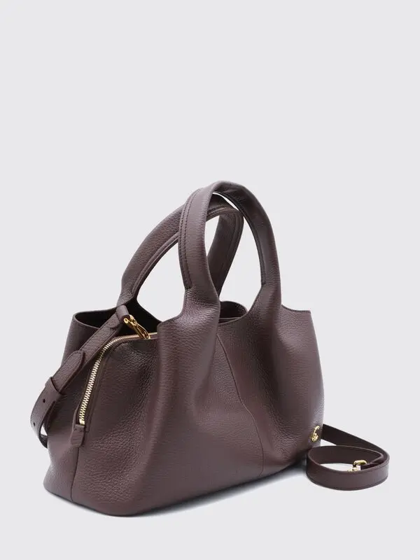 COCCINELLE Nell Pebbled Leather Handbag - Blueberry