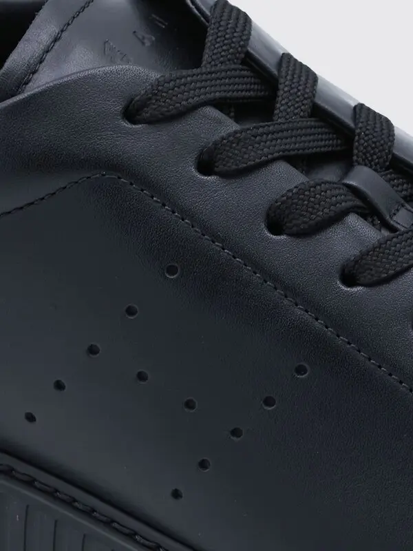 Hogan Smooth Calfskin Leather Sneakers With Perforated H Logo