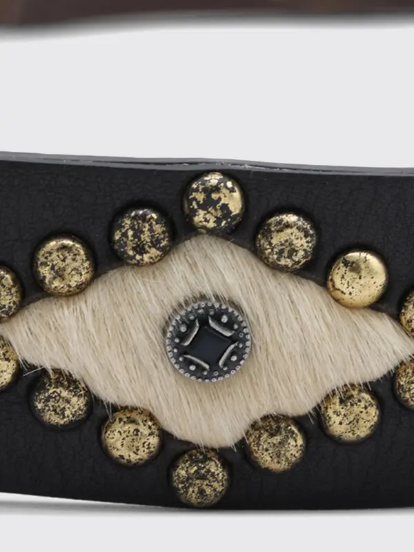 GOLDEN GOOSE Embellished Leather Belt