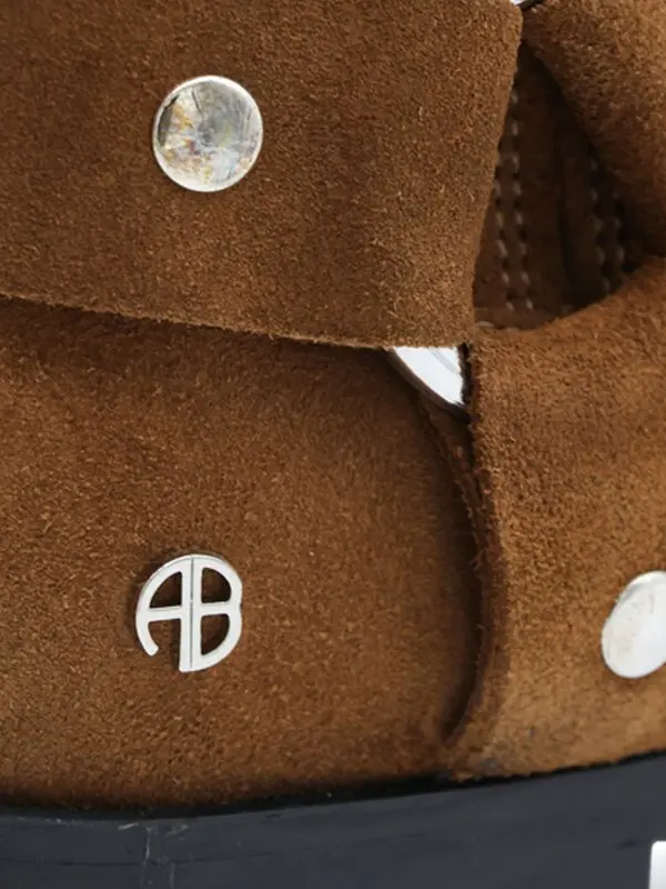 ANINE BING Suede Ankle Boots