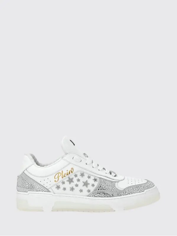 Philipp Plein Embellished Sneakers - White