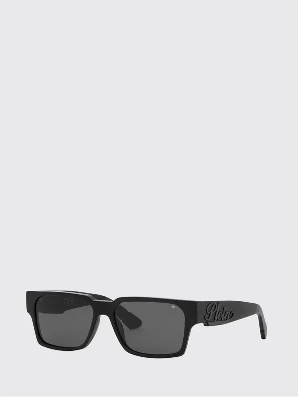 Philipp Plein Rectangular Shield Sunglasses - Black