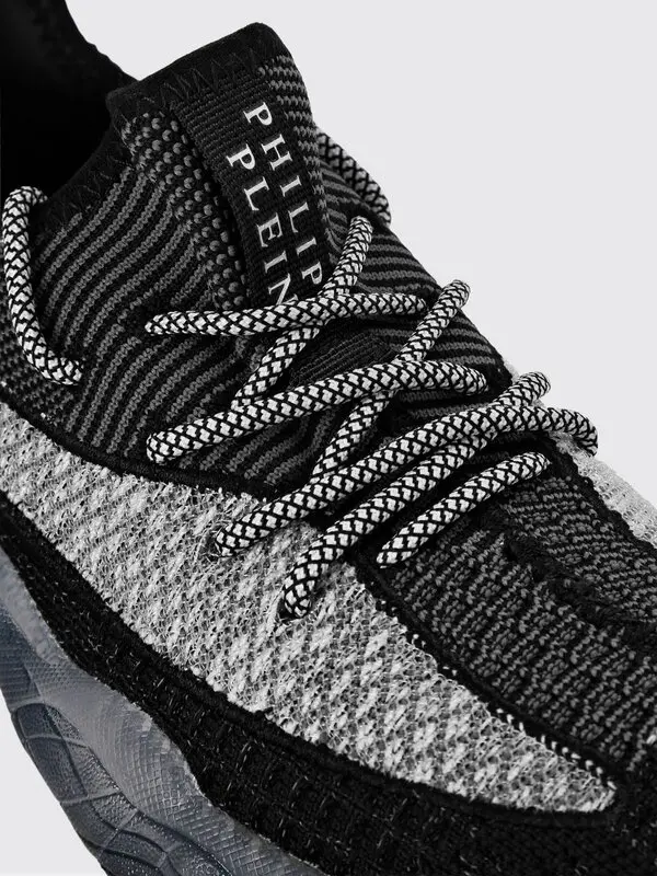 Philipp Plein Viscose Jersey Lace-up Low-top Sneakers