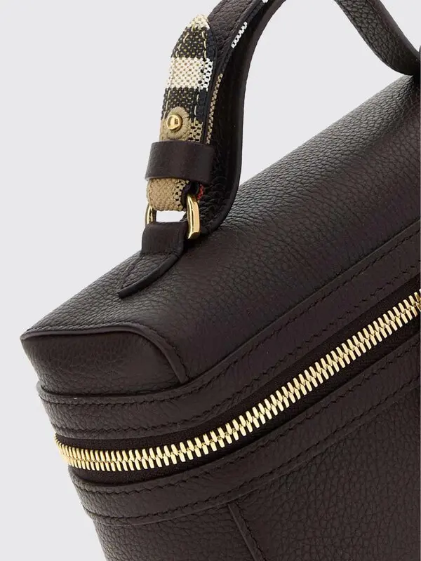 Burberry Bloomsbury Grained Calfskin Leather Beauty Case - Beige
