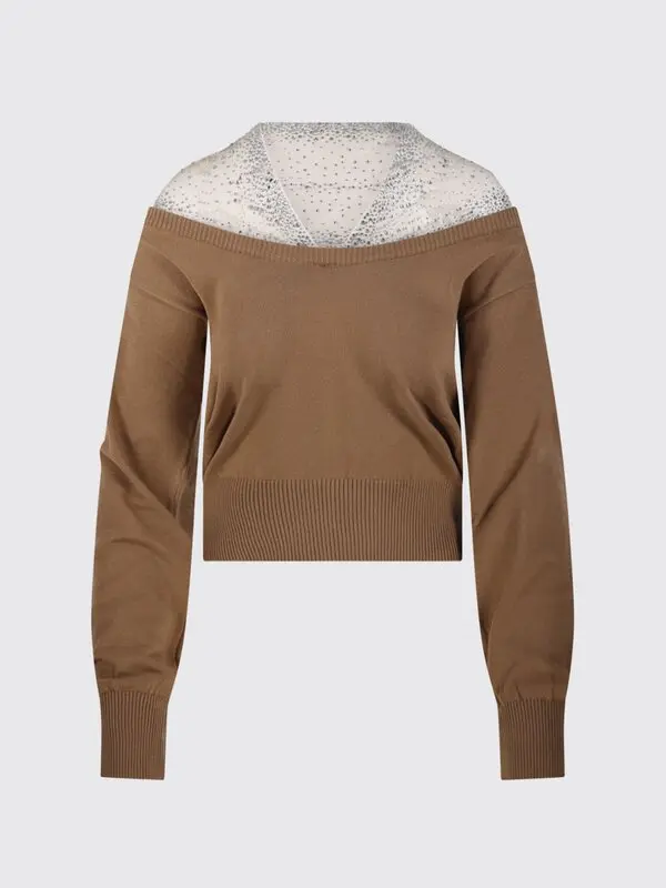 Giuseppe Di Morabito Embellished Off-the-shoulder Sweater
