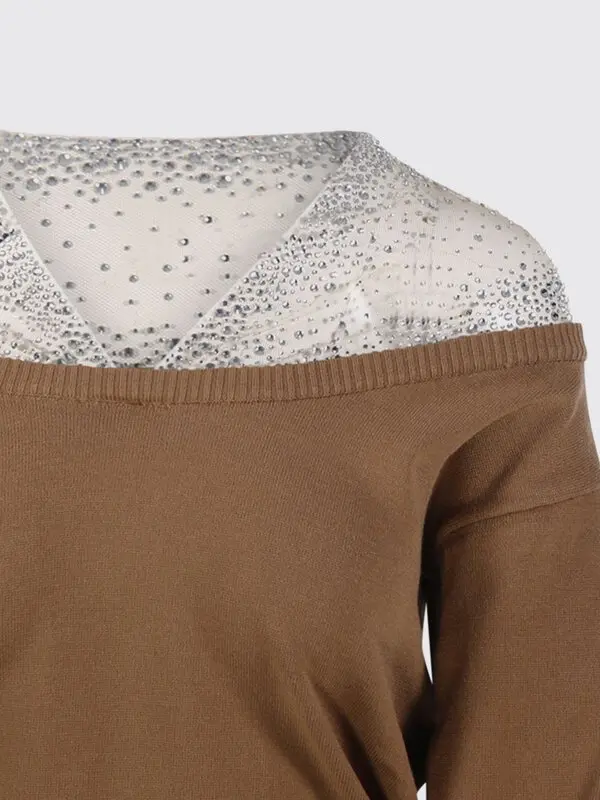 Giuseppe Di Morabito Embellished Off-the-shoulder Sweater