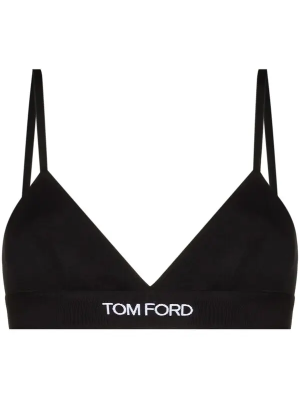 TOM FORD Signature Bra In Modal - Black