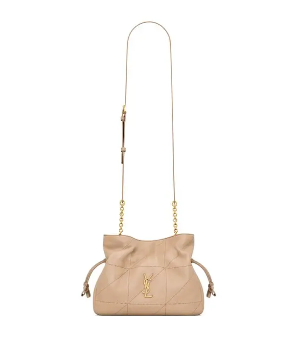Saint Laurent Leather Jamie Shoulder Bag - White
