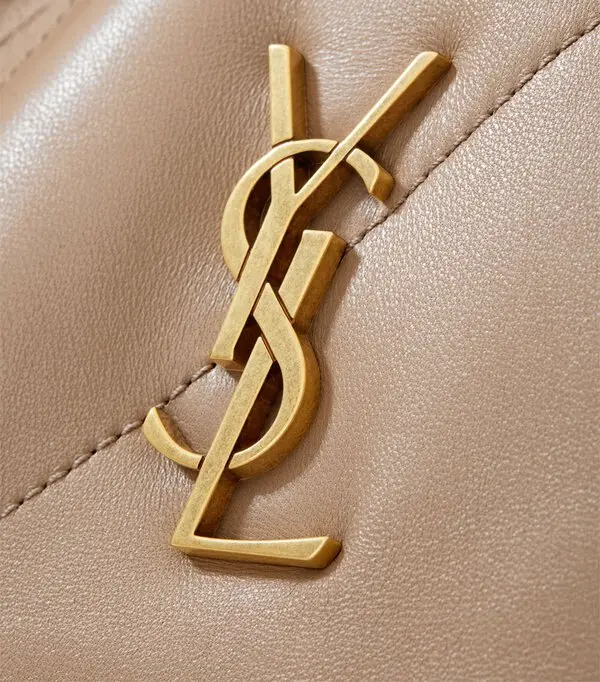 Saint Laurent Jamie Leather Shoulder Bag - White