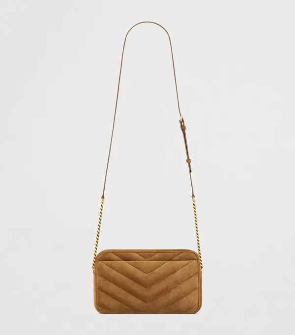 Saint Laurent Suede Loulou Camera Bag