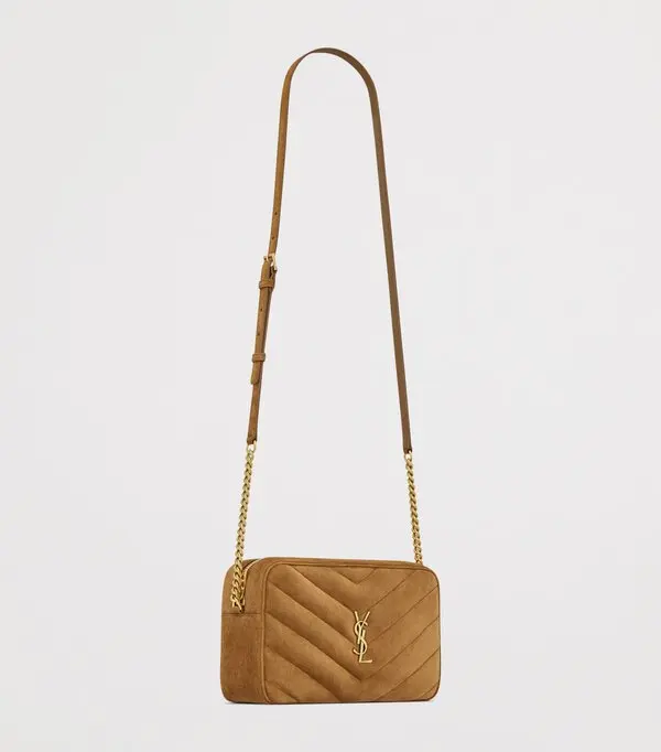 Saint Laurent Suede Loulou Camera Bag
