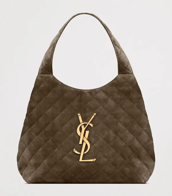 Saint Laurent Medium Suede Icare Tote Bag