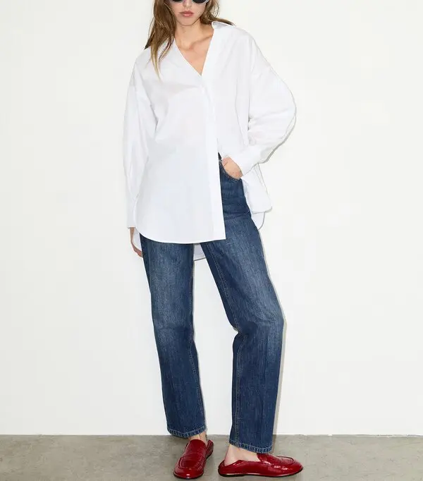 Max & Co. Cotton Spread Collar Shirt