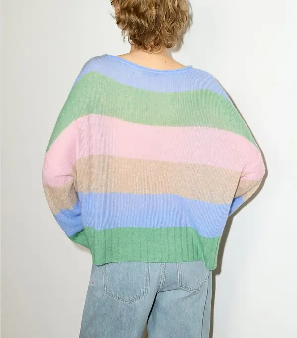 Max & Co. Linen Striped Sweater