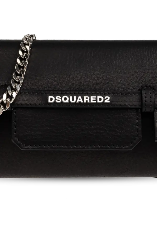 Dsquared2 Leather Clutch "twin