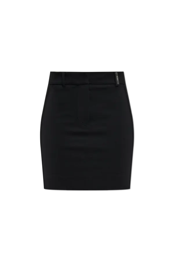 Attico Short Skirt - Black