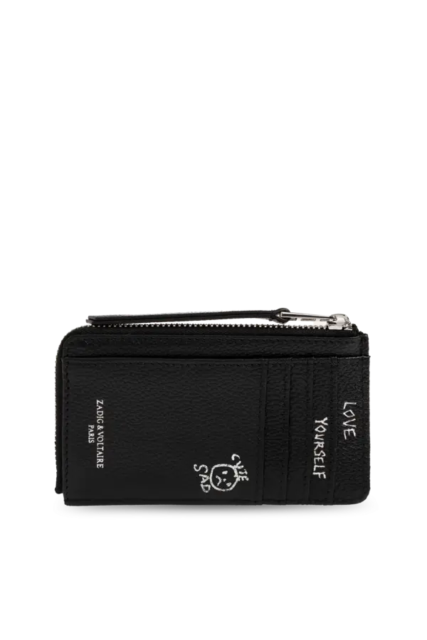 Zadig&Voltaire Leather Card Holder With Logo