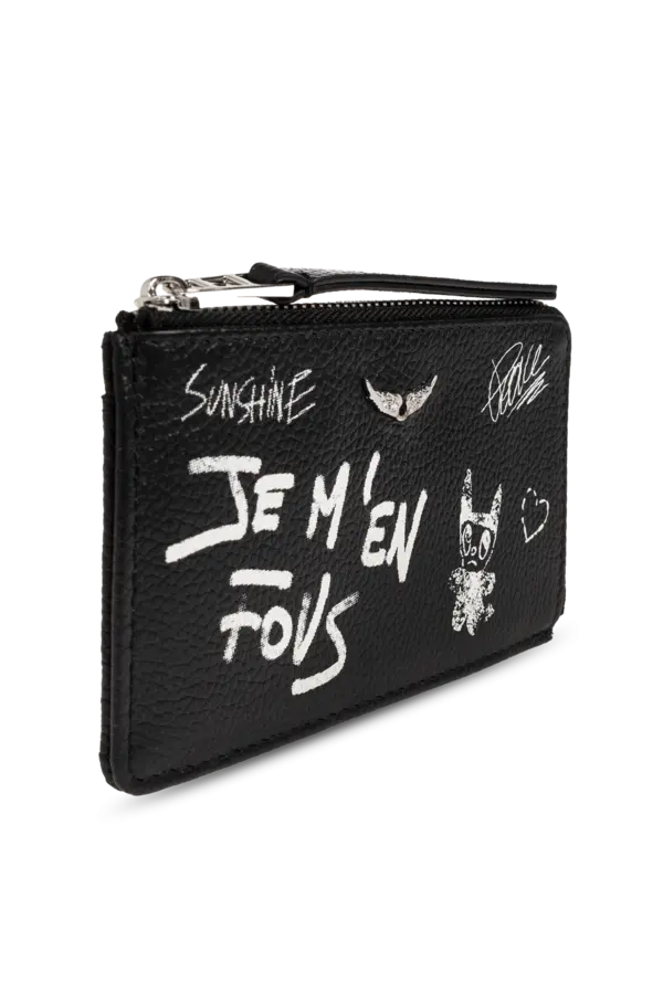 Zadig&Voltaire Leather Card Holder With Logo