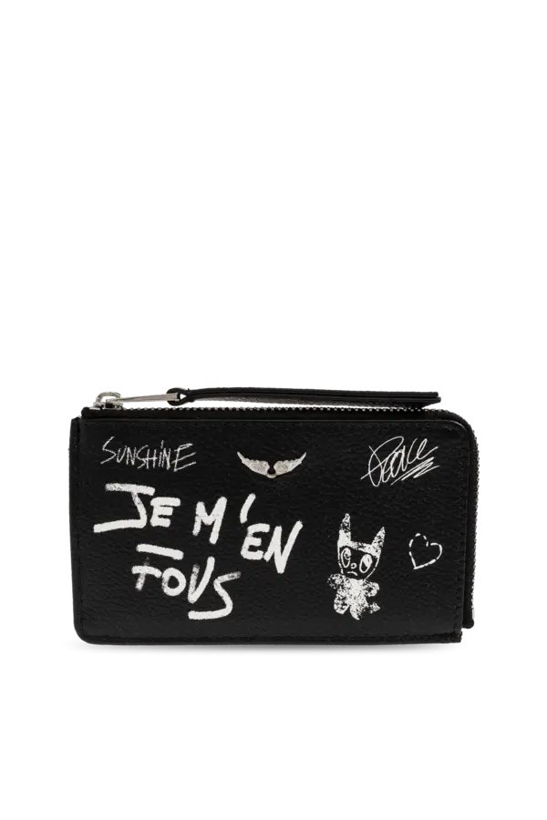 Zadig&Voltaire Leather Card Holder With Logo