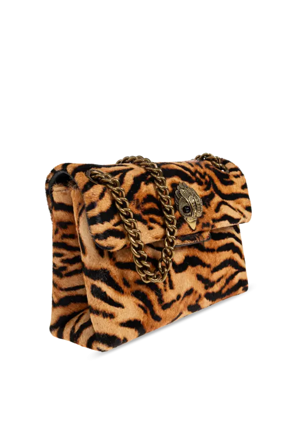 Kurt Geiger Mini Kensington Shoulder Bag With Tiger Print