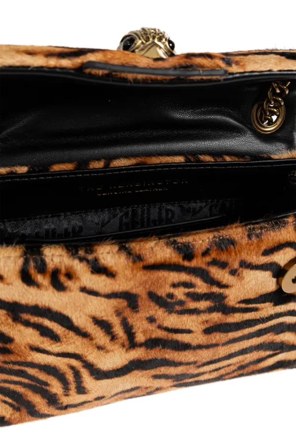 Kurt Geiger Mini Kensington Shoulder Bag With Tiger Print