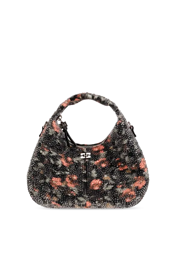 GANNI Bag With Shimmering Sequins - Grey