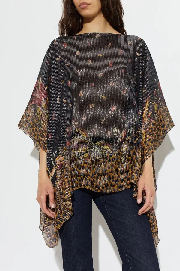 Etro Silk Poncho