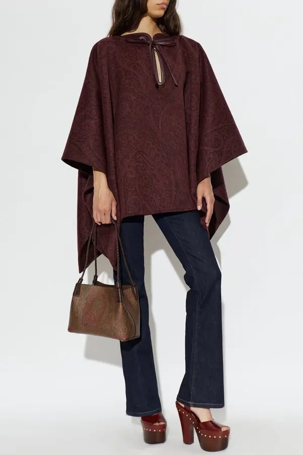 Etro Wool Poncho