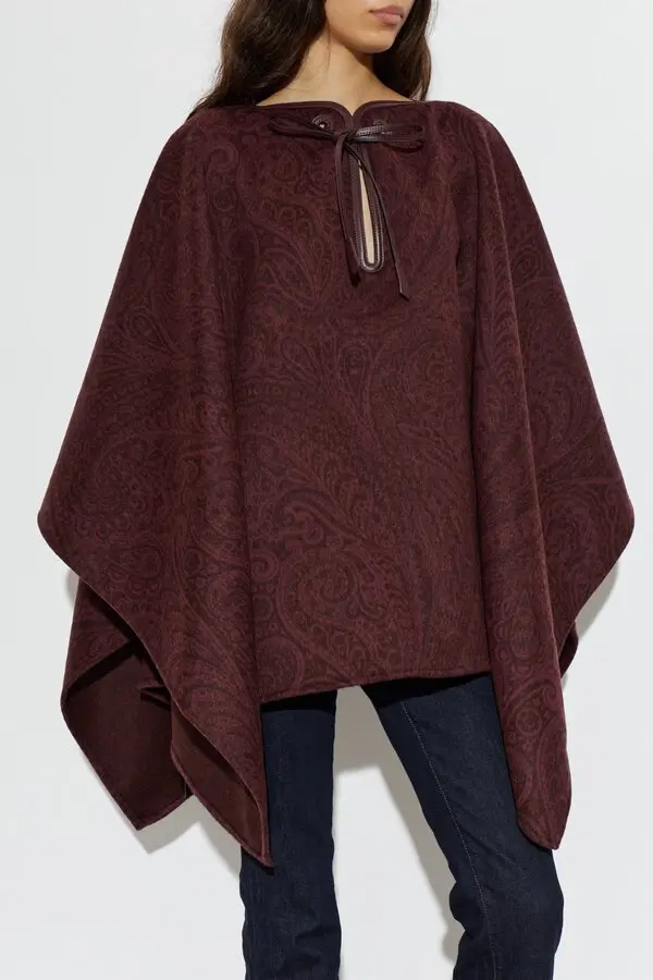 Etro Wool Poncho