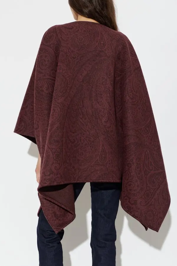 Etro Wool Poncho