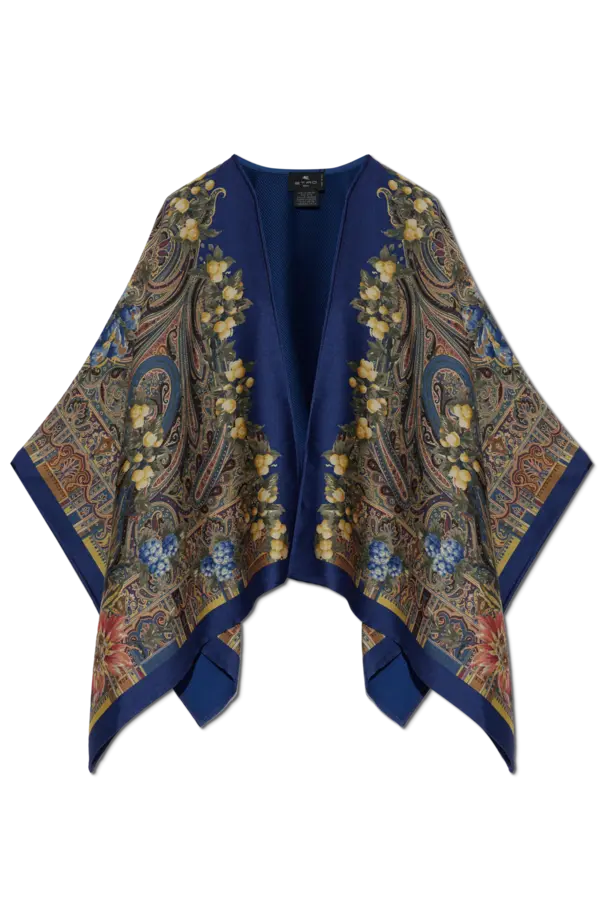Etro Wool Poncho