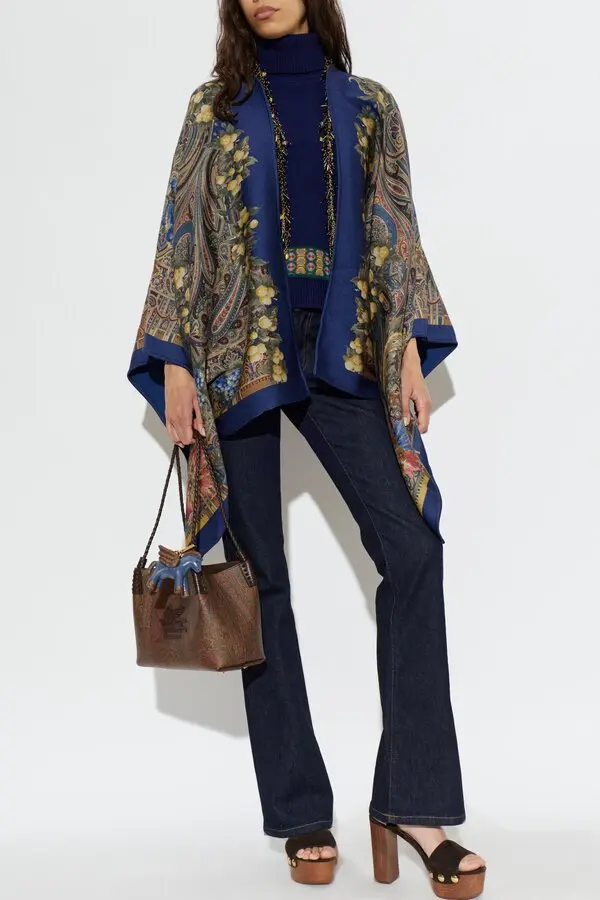 Etro Wool Poncho