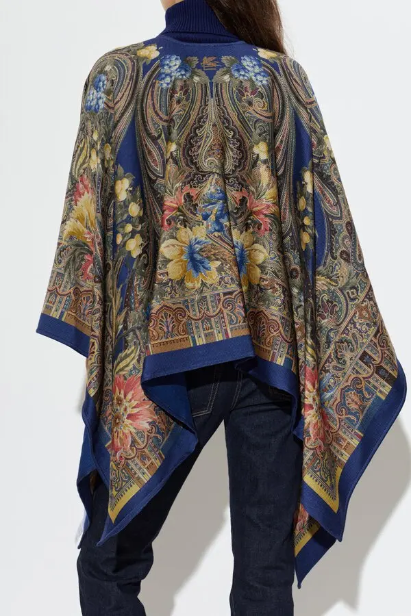 Etro Wool Poncho