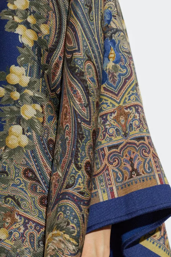 Etro Wool Poncho