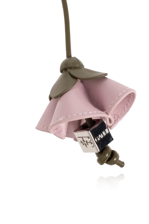 GANNI Floral Motif Bag Charm
