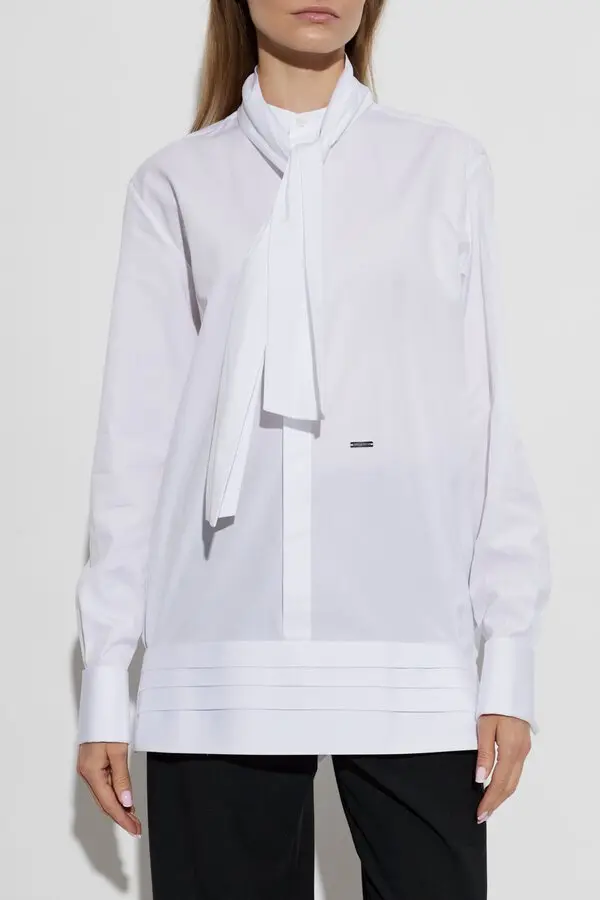 Dsquared2 Shirt With A Decorative Scarf