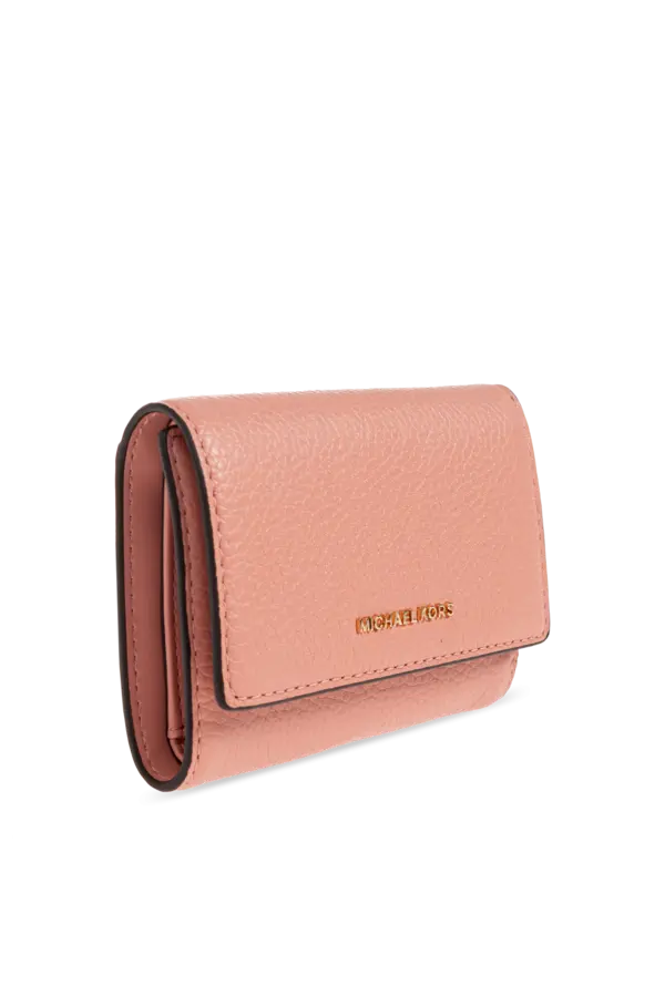 Michael Kors Leather Wallet With Logo