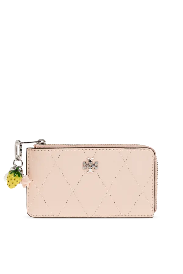 Tory Burch Leather Card Holder - Pink