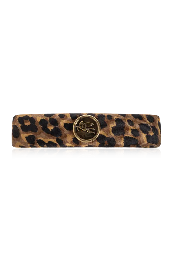 Etro Hair Clip - Brown