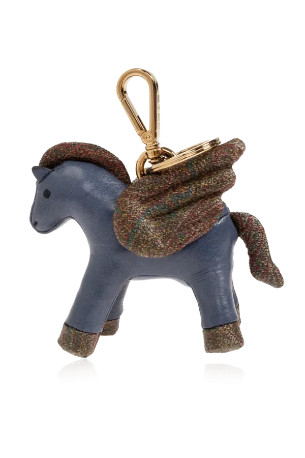 Etro Pegaso-shaped Keychain