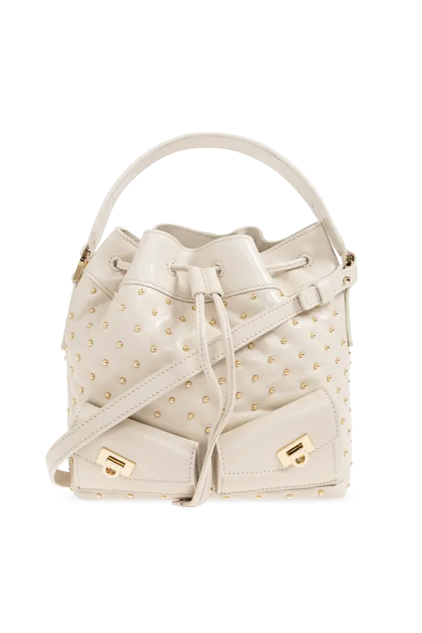 FERRAGAMO Leather "drawstring" Bag