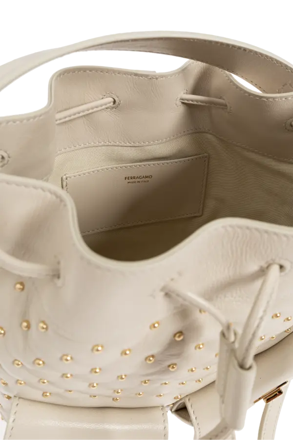 FERRAGAMO Leather "drawstring" Bag