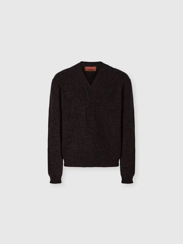 Missoni Neck Pullover - Brown