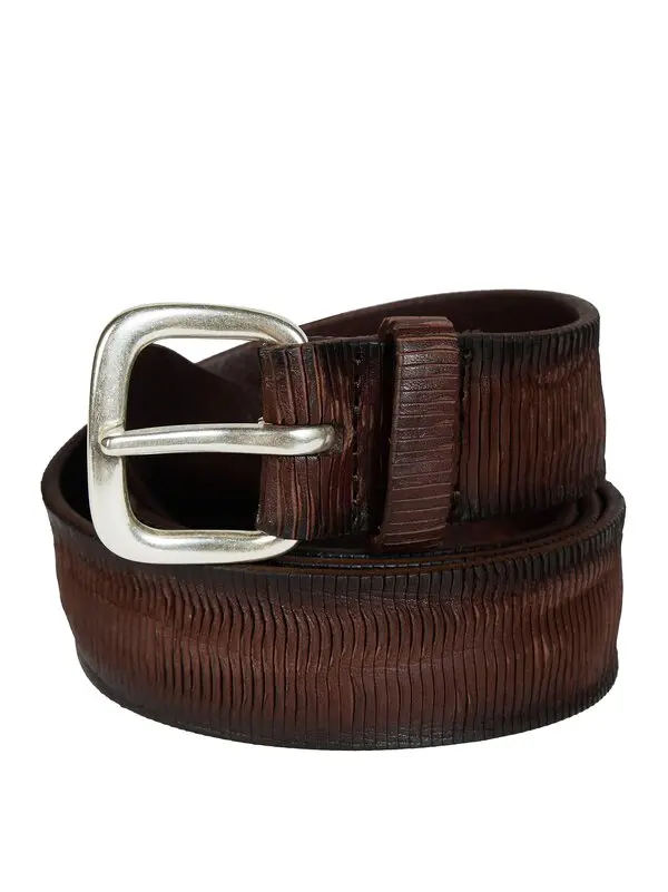 Orciani Sportiva Leather Belt - Marrone