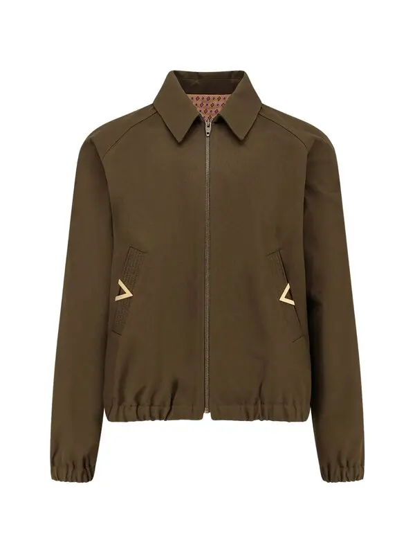 Valentino Garavani Cotton Field Jacket - Brown