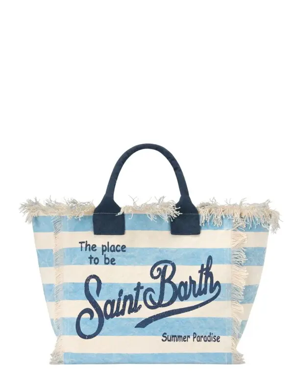 MC2 SAINT BARTH Mini Tote Bag - Light Blue