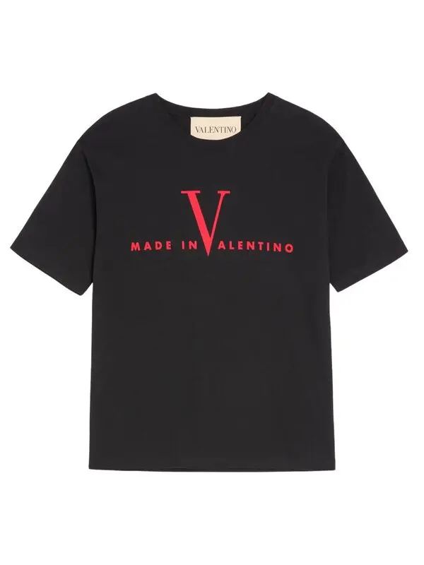 Valentino Garavani T-shirt Jersey,reg,pr. Made - Black